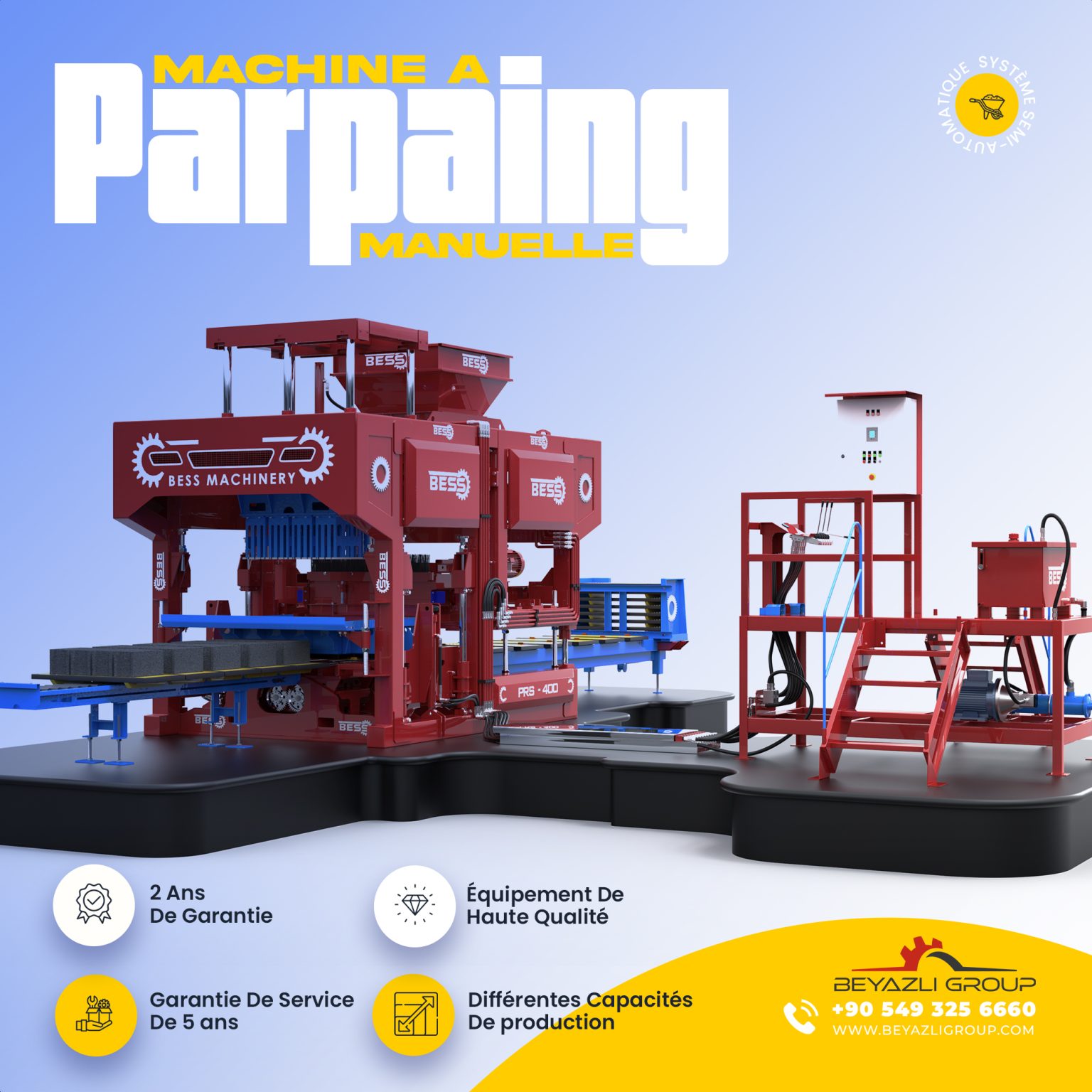 Machine Pavé Bordure Full Automatique | Machine a Brique Prix | Machine ...